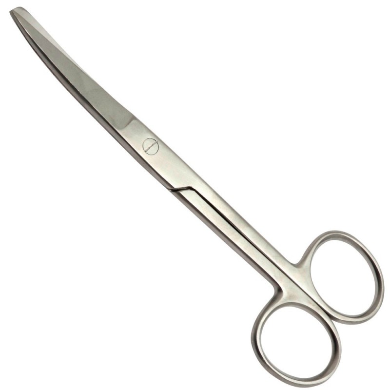 Ciseaux chirurgicaux courbes - courbes mousses et pointus